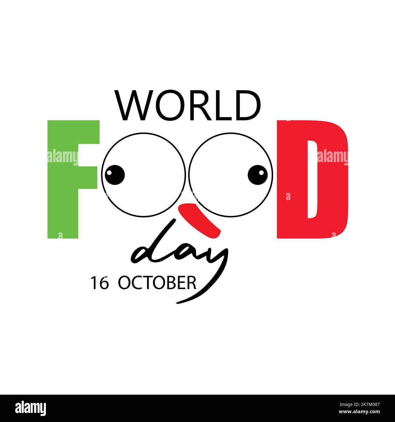 world food day 16 october creative typography with human eyes and ...