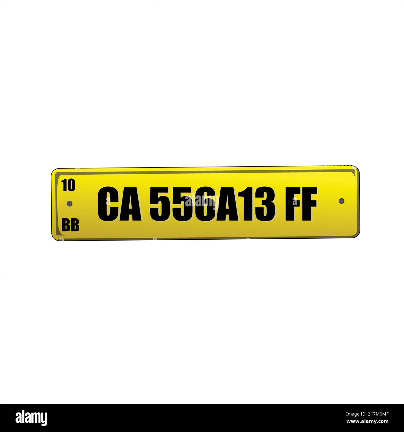 American car licence plate Stock Vector Images - Alamy