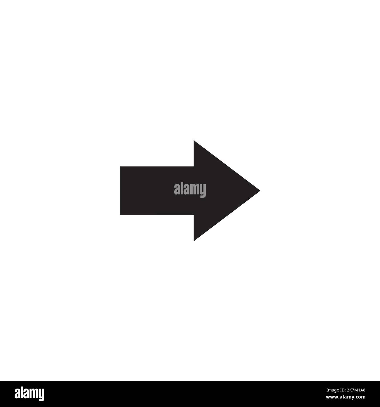 Forward direction arrow icon navigation Cut Out Stock Images & Pictures - Alamy