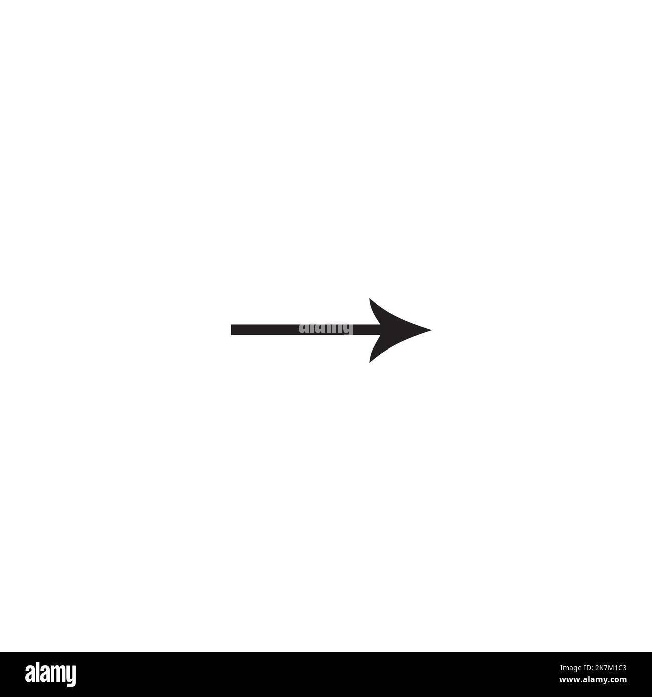 long black vector arrow icon Stock Vector Image & Art - Alamy