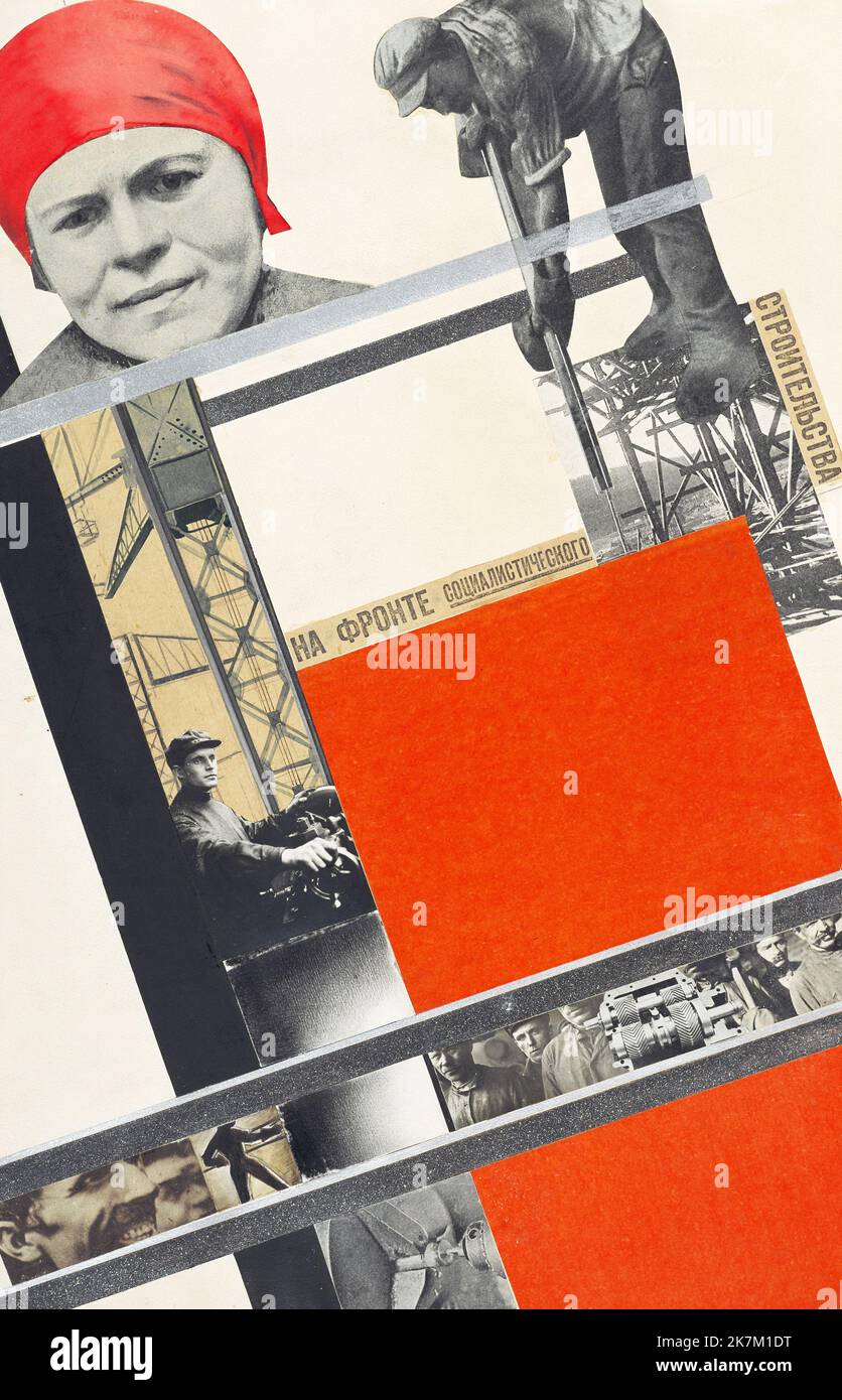 Russian Constructivism Collage