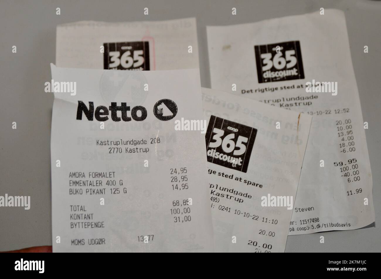 Grocery receit hi-res stock photography and images - Alamy