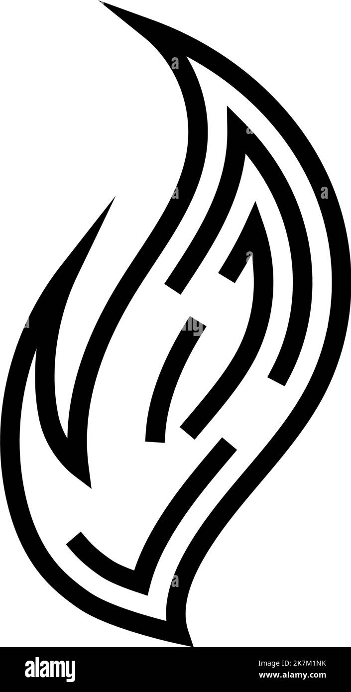 ignite hot line icon vector illustration Stock Vector Image & Art - Alamy