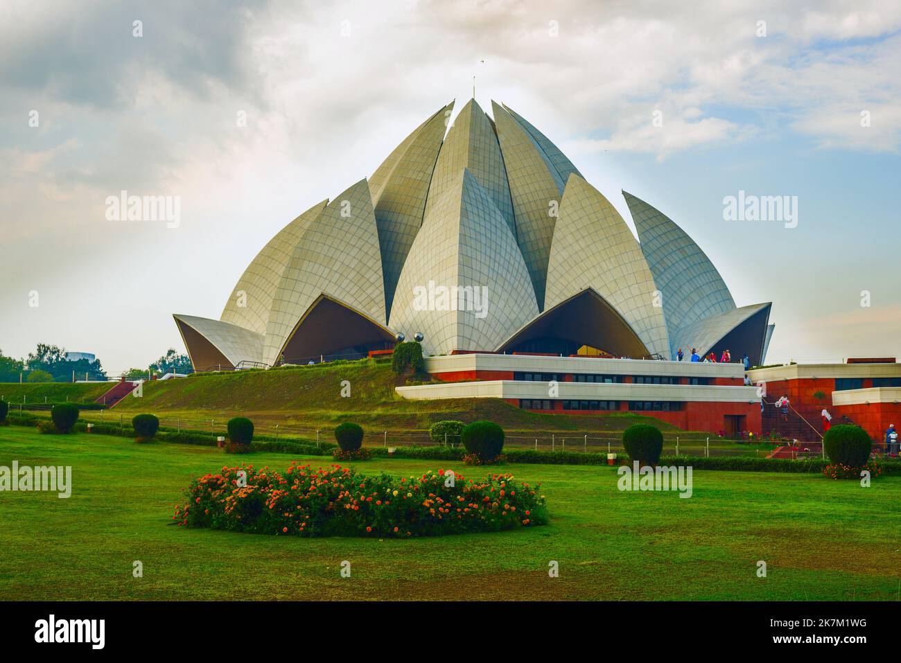 The Lotus Temple, located in New Delhi, India, is a Bahai House of ...