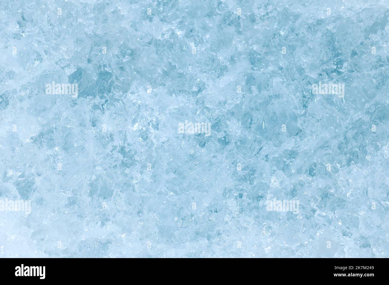 Ice texture crystal, blue tones background. Textured cold frosty ...