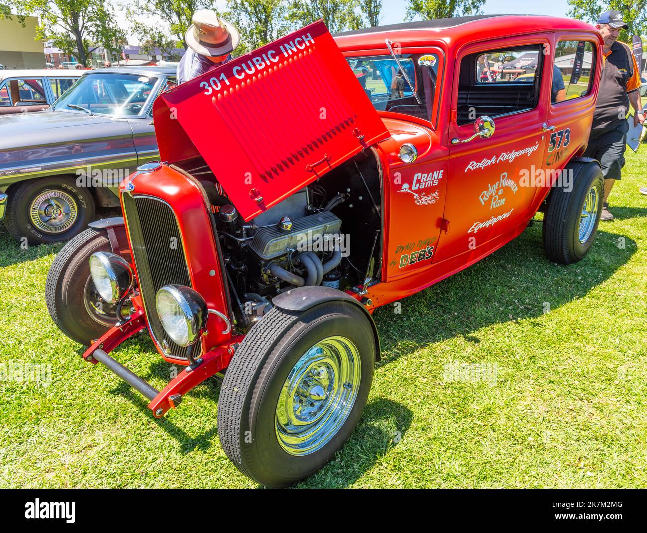Ford v8 hot rod at the show n shine in Glen Innes, northern new south ...