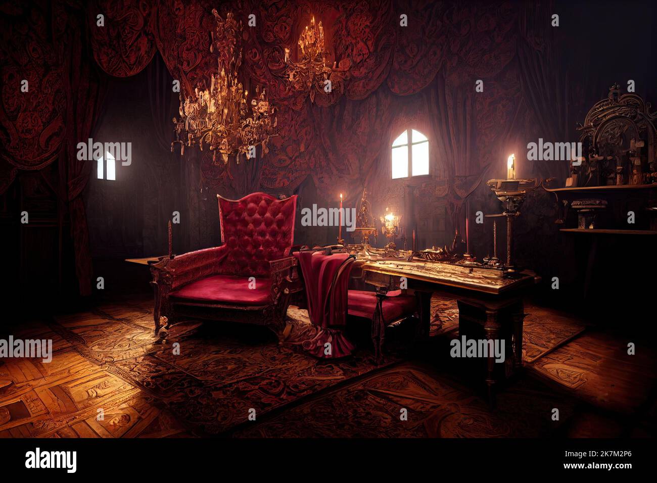 An inside look at the vampire castle from Victorian times as well as ...