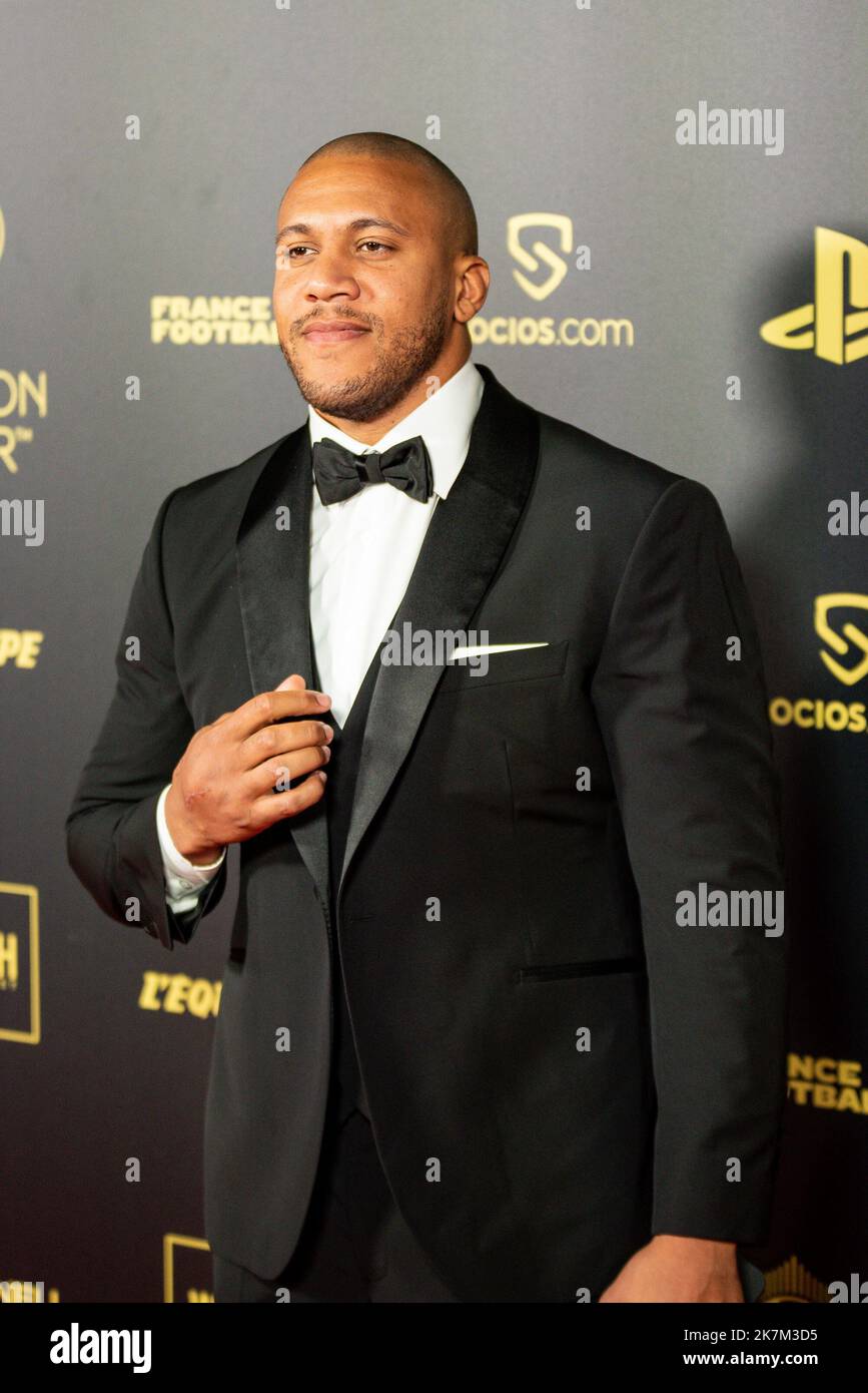 Cyril Gane during the red carpet ceremony of the Ballon d'Or (Golden ...