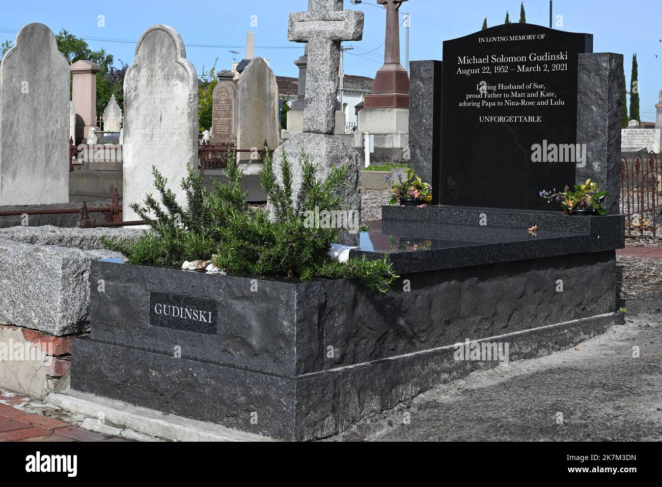 Grave of prominent music industry figure, and founder of Mushroom ...