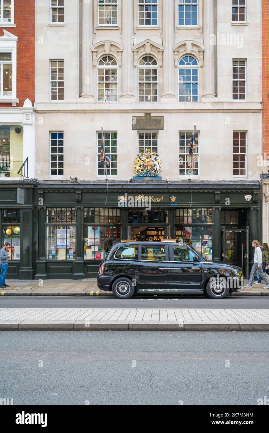 Exterior of Hatchards, claimed to be the oldest bookshop in the United ...
