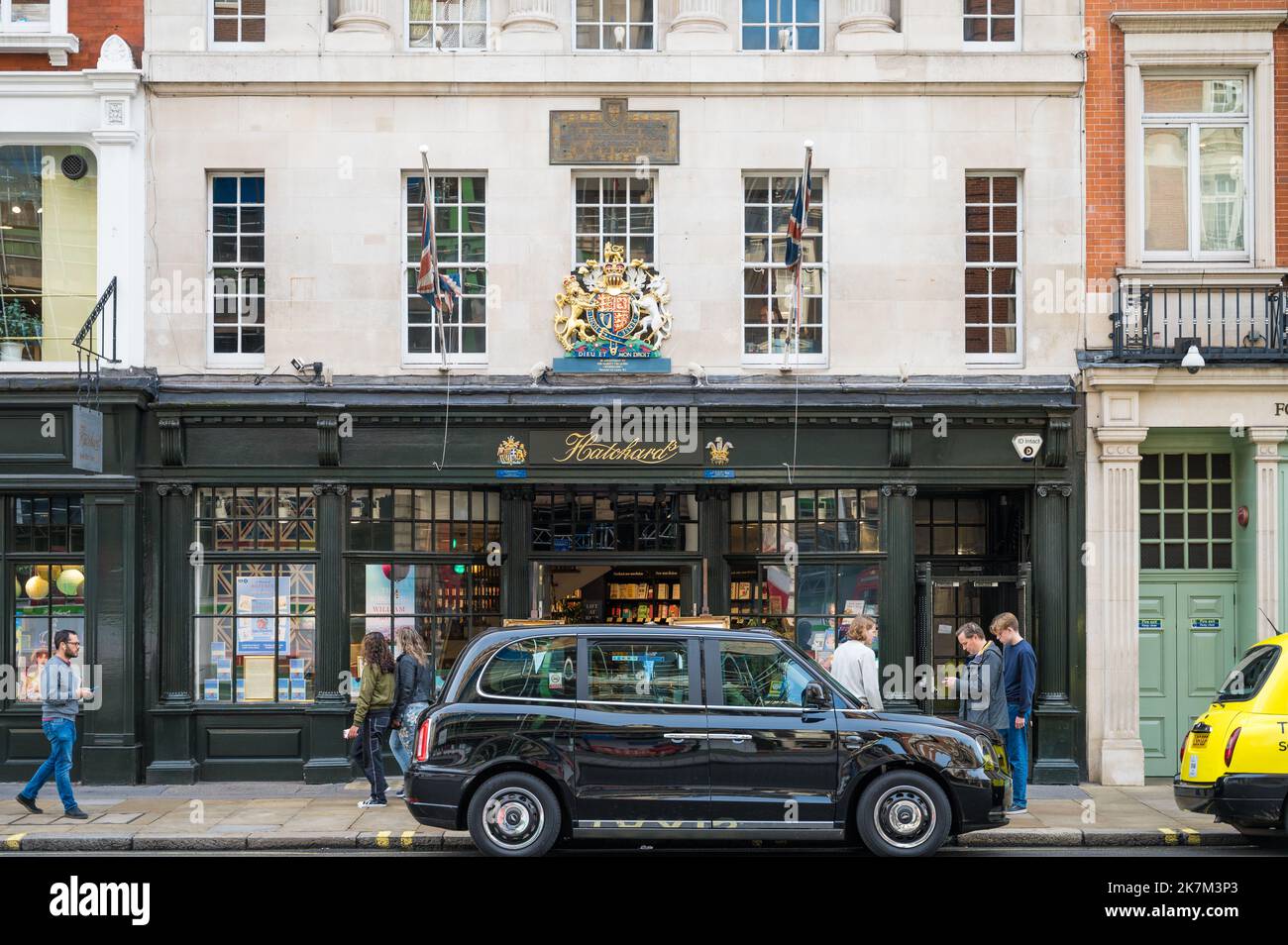 Exterior of Hatchards, claimed to be the oldest bookshop in the United ...