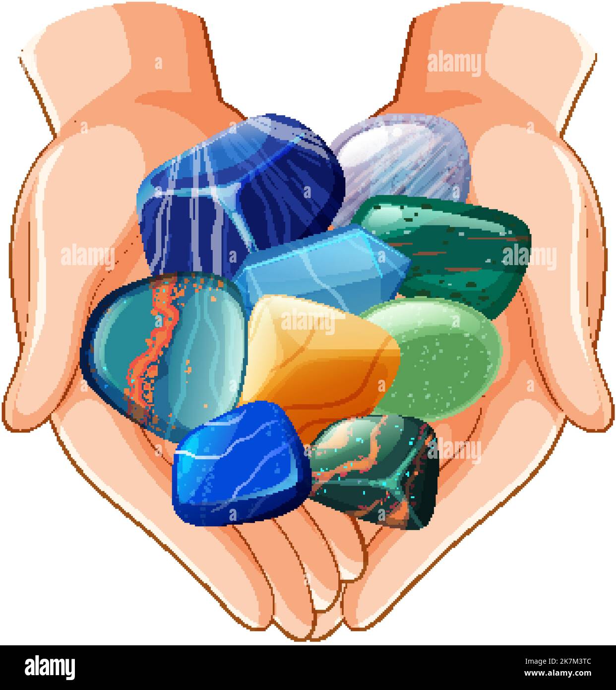 Pile on hands Stock Vector Images - Alamy