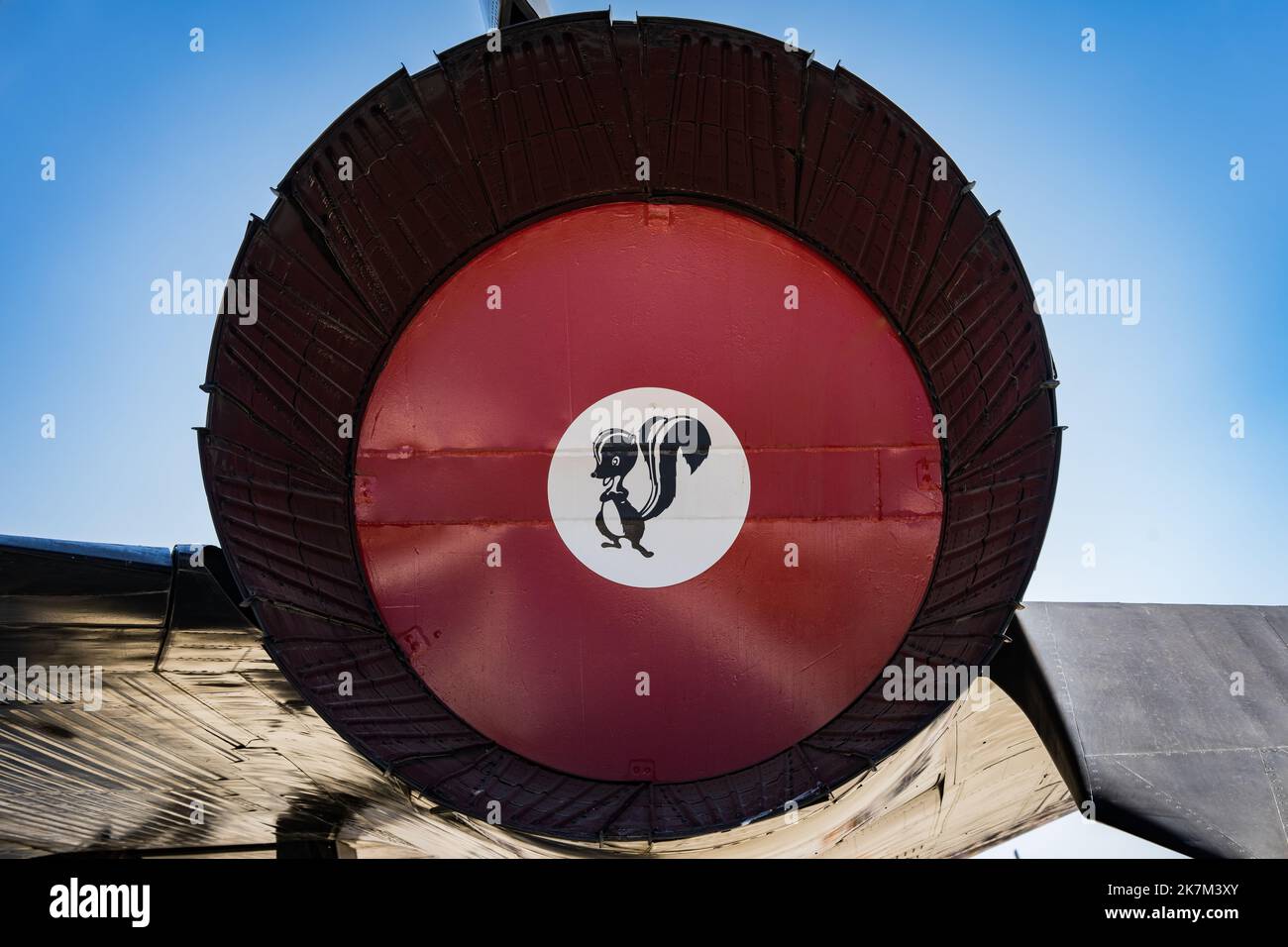 Lockheed Martin SR-71 engine rear view at Edwards Air Force Base, CA on ...