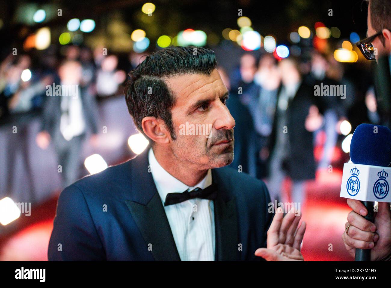 Luis Figo during the red carpet ceremony of the Ballon d'Or (Golden ...