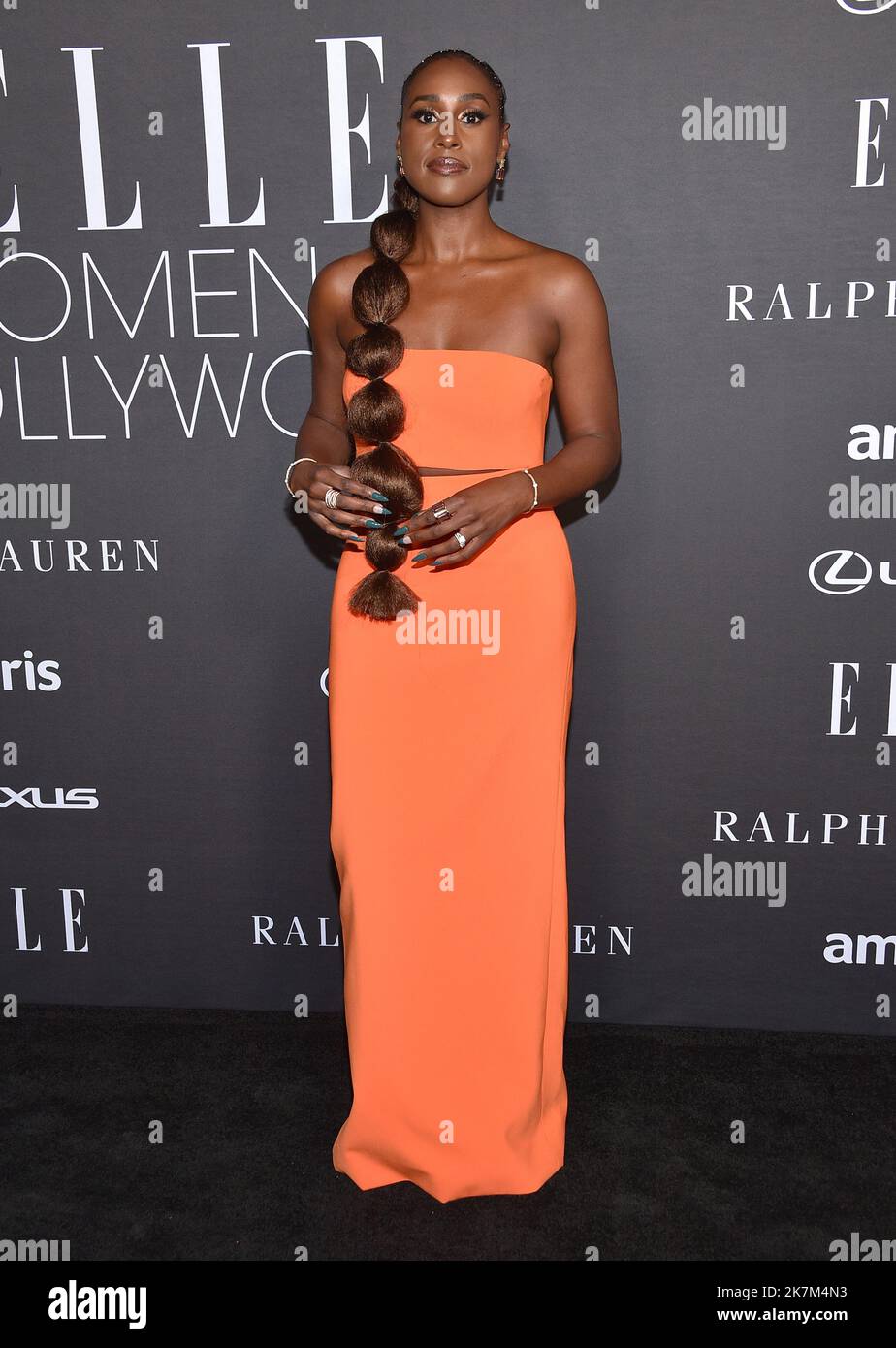 Issa Rae arriving to the 29th annual ELLE Women in Hollywood ...
