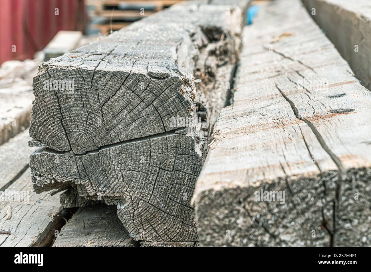 Pile wood waste old hi-res stock photography and images - Alamy