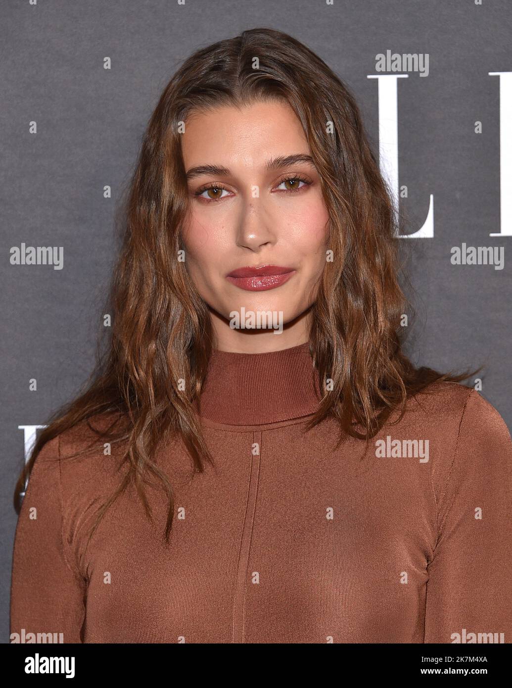 Hailey Bieber arriving to the 29th annual ELLE Women in Hollywood ...