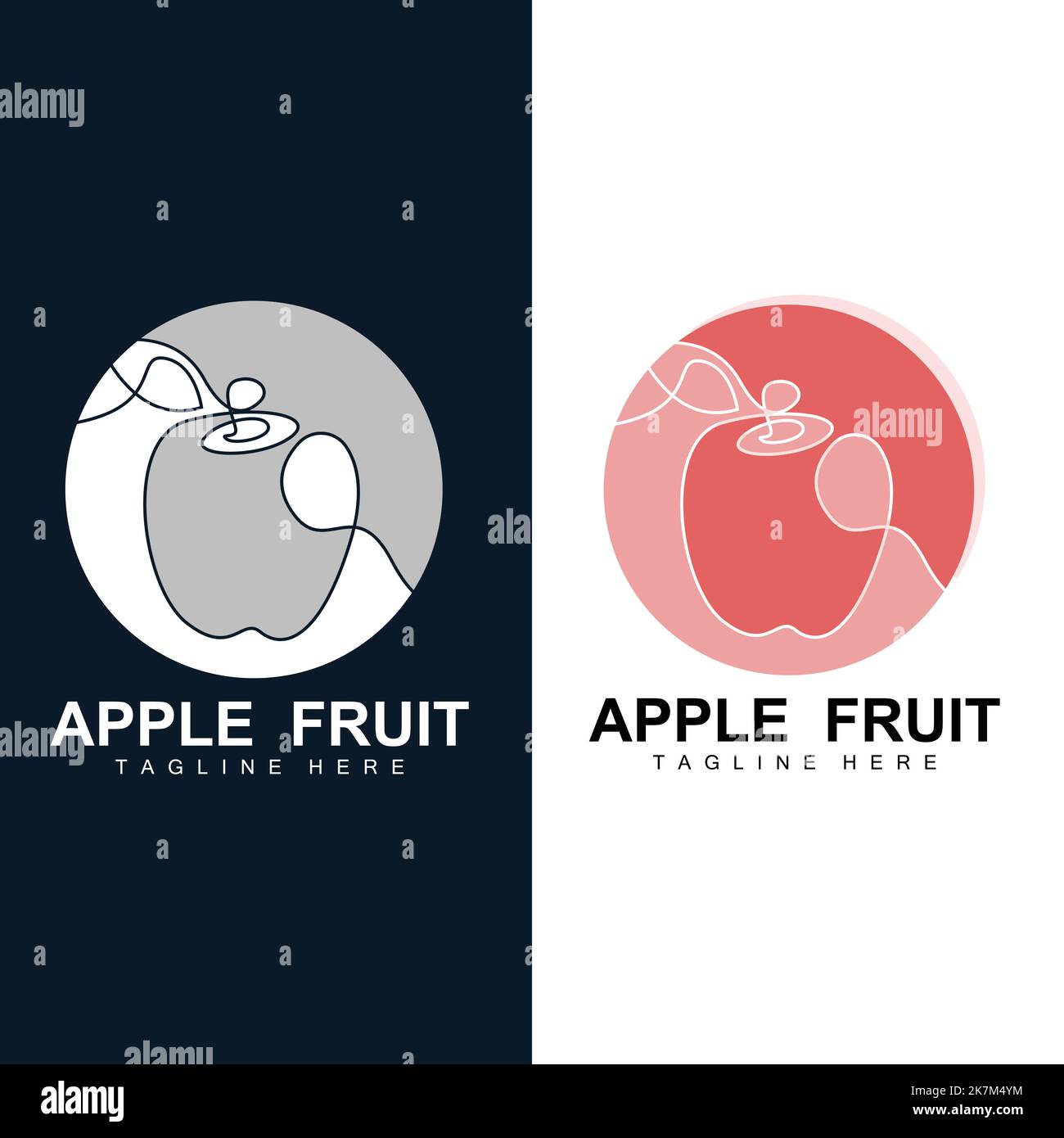 Red apple logo hi-res stock photography and images - Alamy