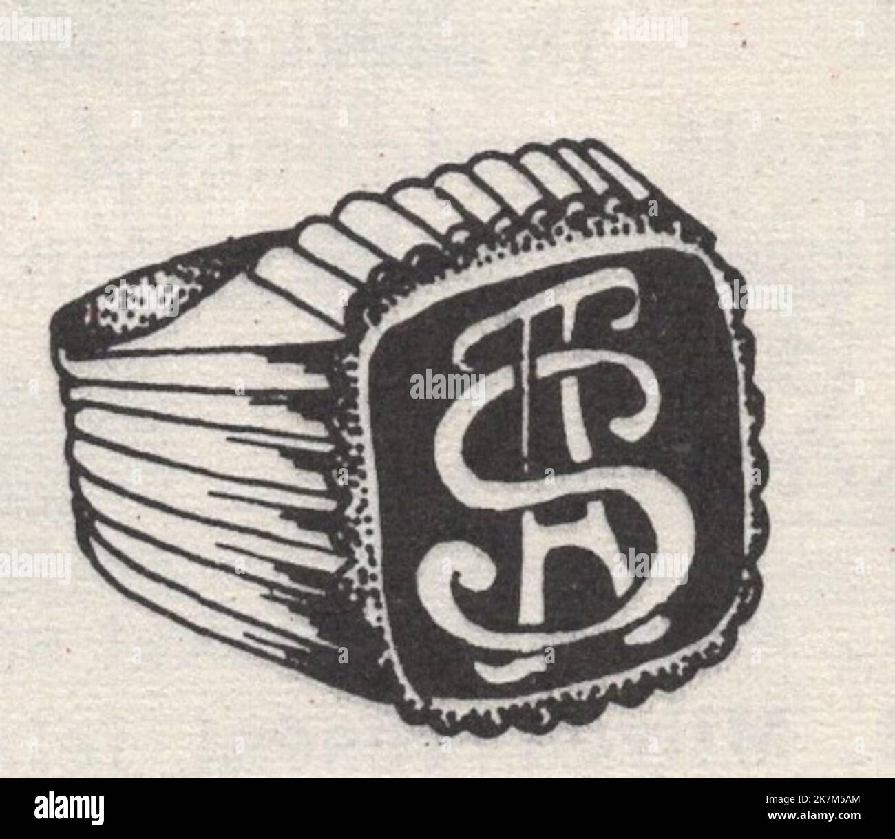 Monogram ring hi-res stock photography and images - Alamy