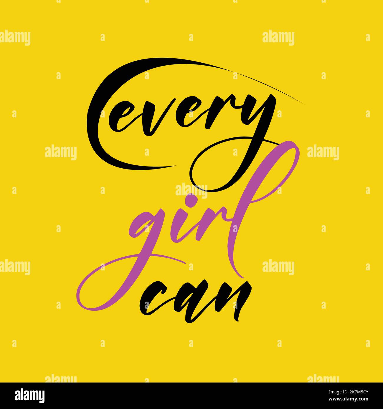 Motivational quotes for women Stock Vector Images - Alamy