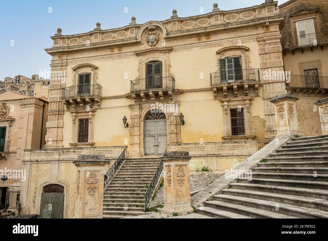Modica, Italy: 09-21-2022: Beautiful historic baroque building in ...