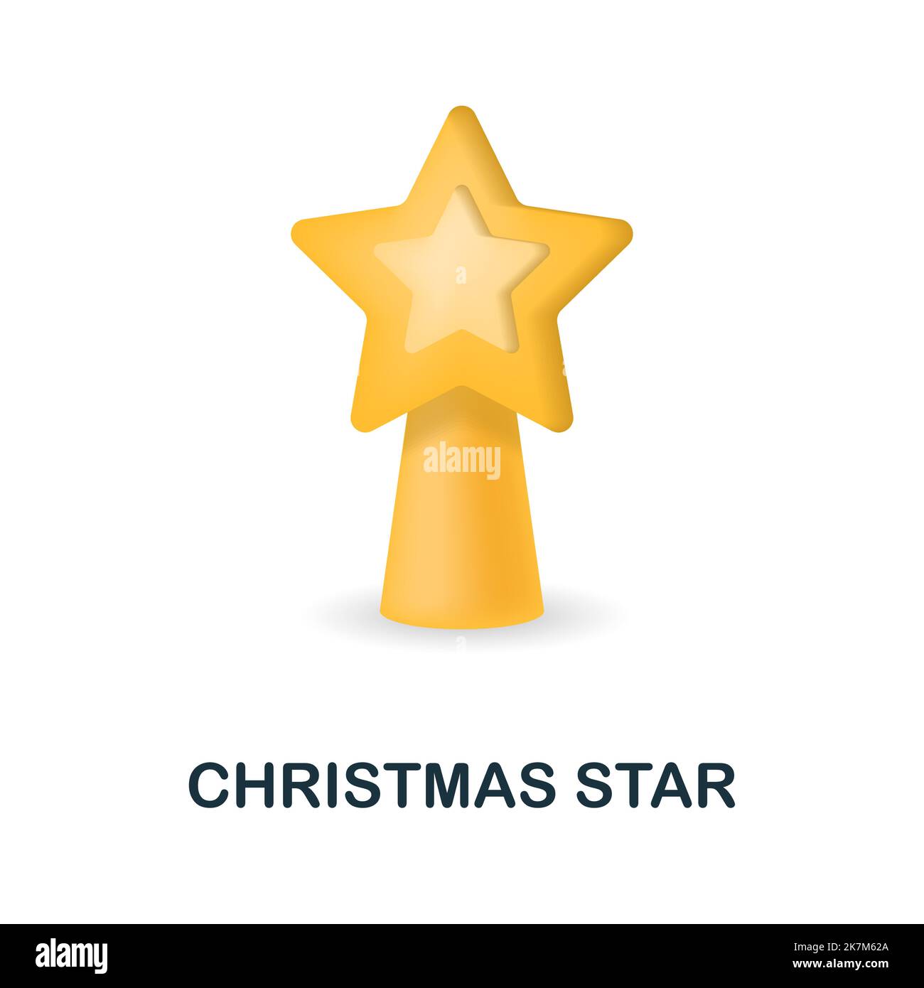Christmas Star icon. 3d illustration from christmas collection ...