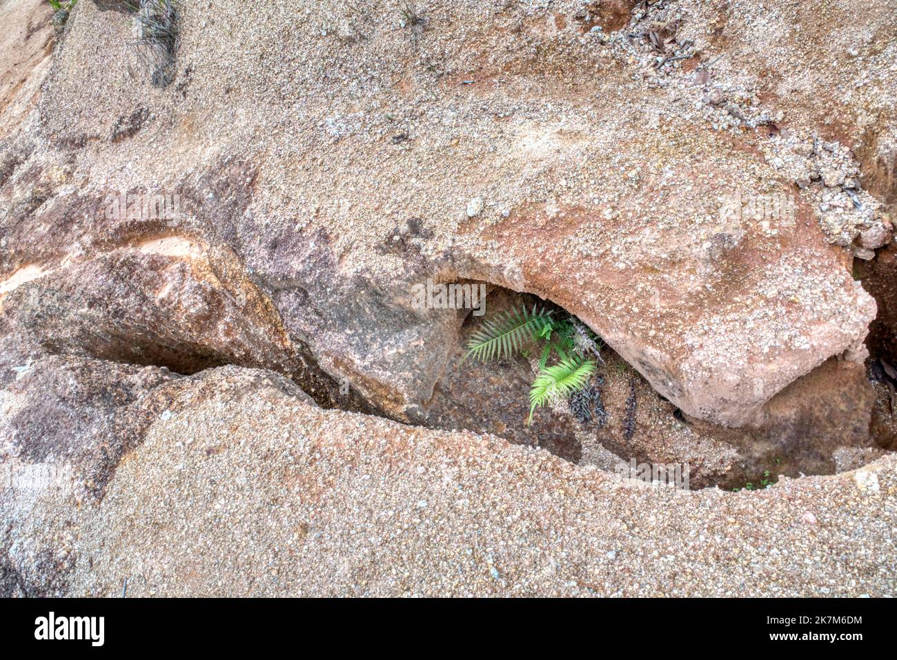erosion scene around the quarry landscape area Stock Photo - Alamy
