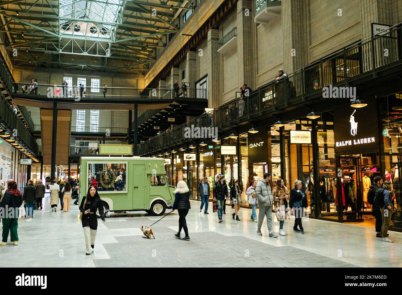 London- October 2022: Battersea Power Station, newly opened retail and ...