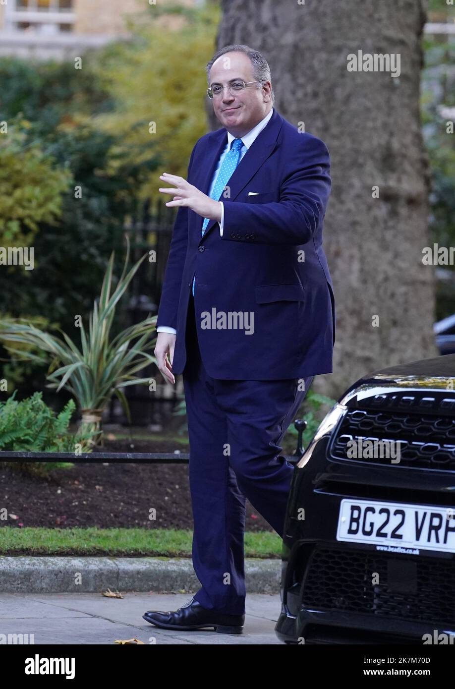 Attorney General Michael Ellis arrives in Downing Street in London ...