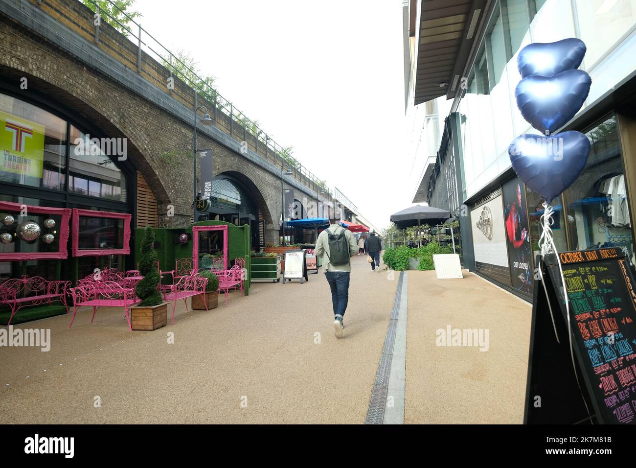 London- October 2022: Battersea Power Station, newly opened retail and ...
