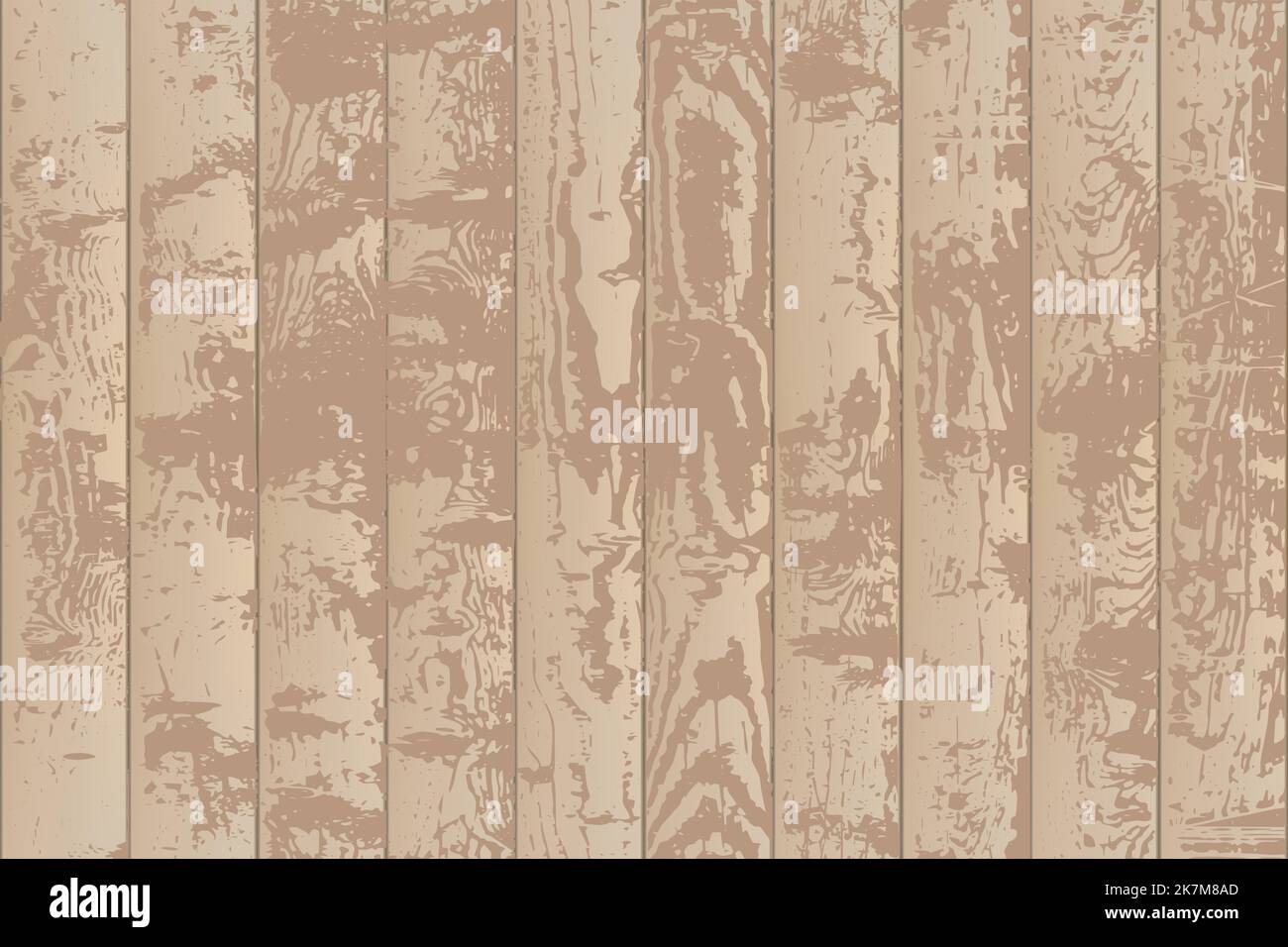 Vertical seamless pattern of light wooden textured slats with timber ...