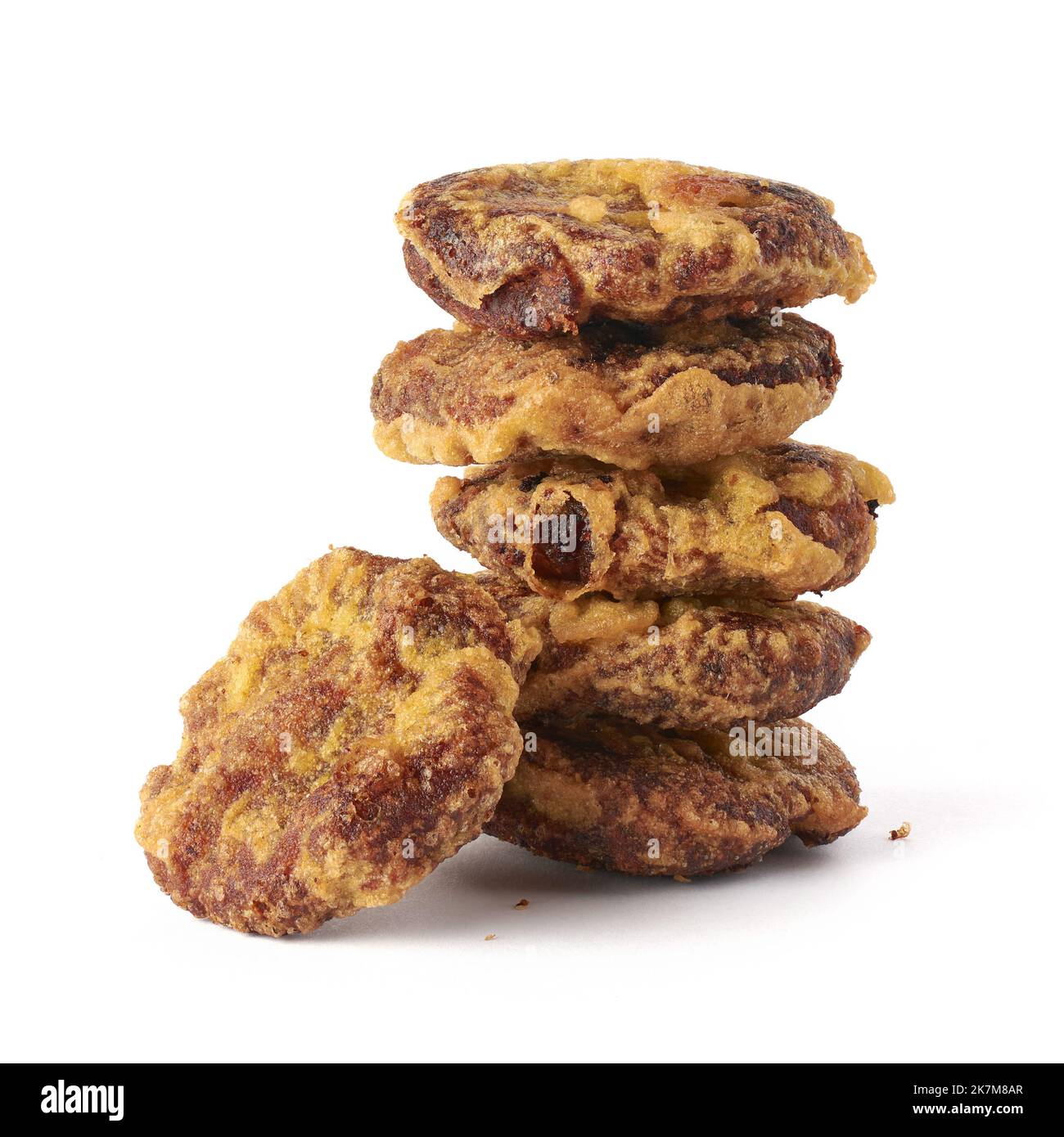 homemade mung bean sweets isolated on white background, also known as ...