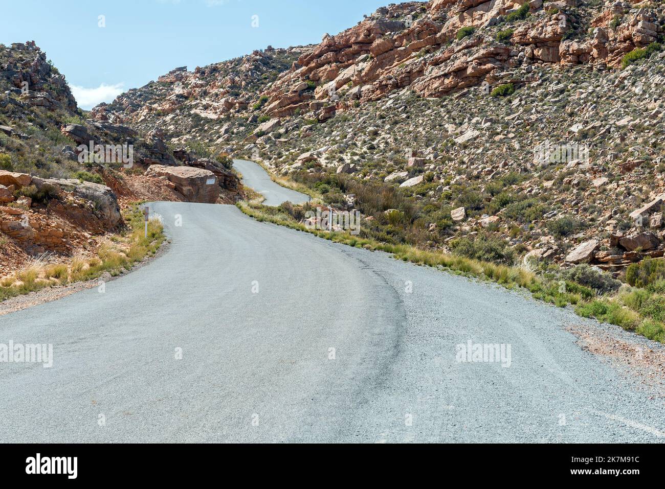 A view of the Katbakkies Pass in the Western Cape Cederberg Stock Photo ...