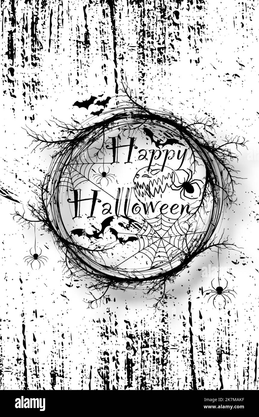 Spooky branches Stock Vector Images - Alamy