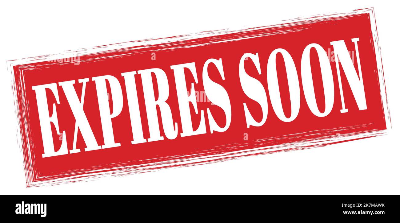 Expires soon stamp hi-res stock photography and images - Alamy