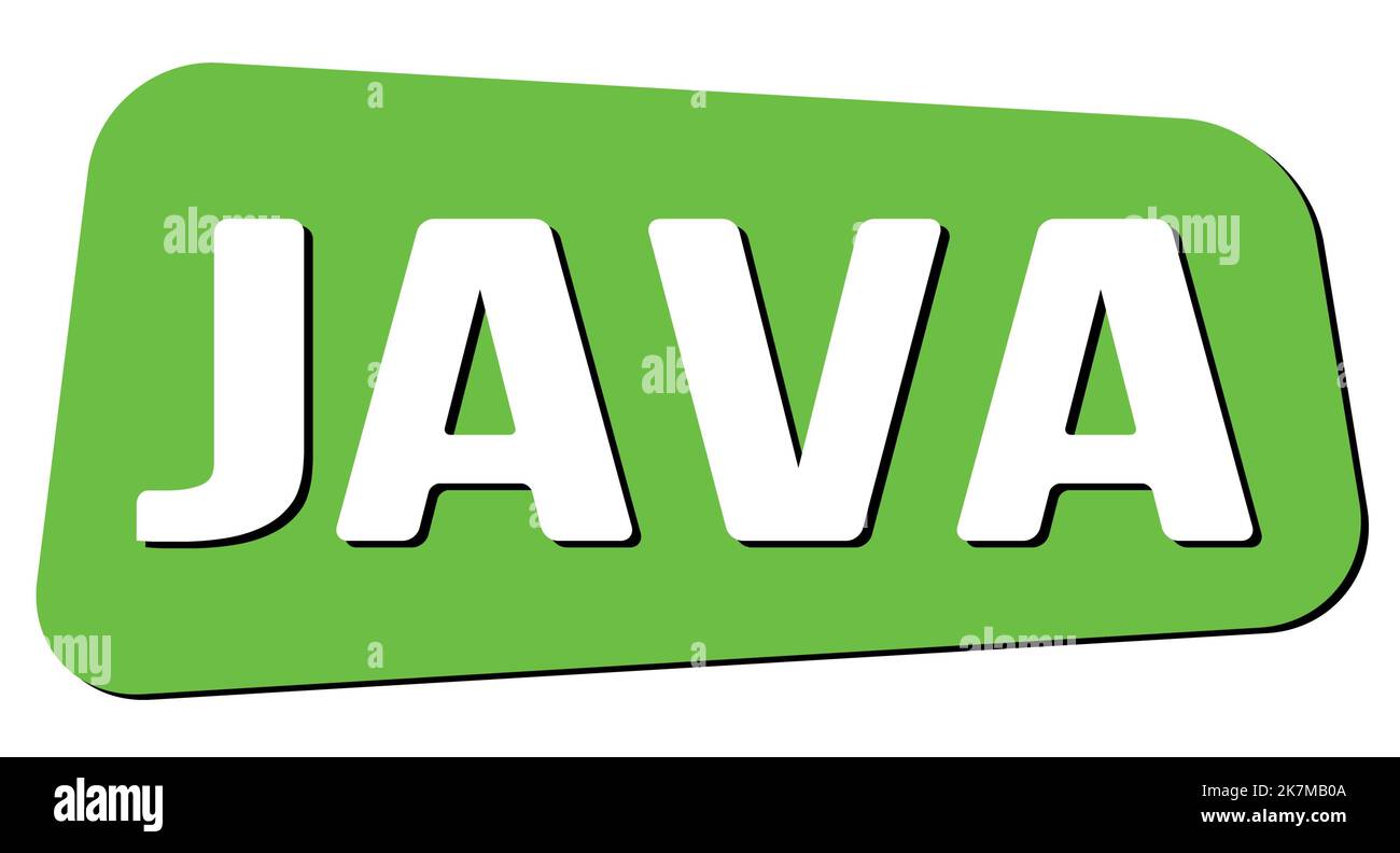 Java text on green hi-res stock photography and images - Alamy