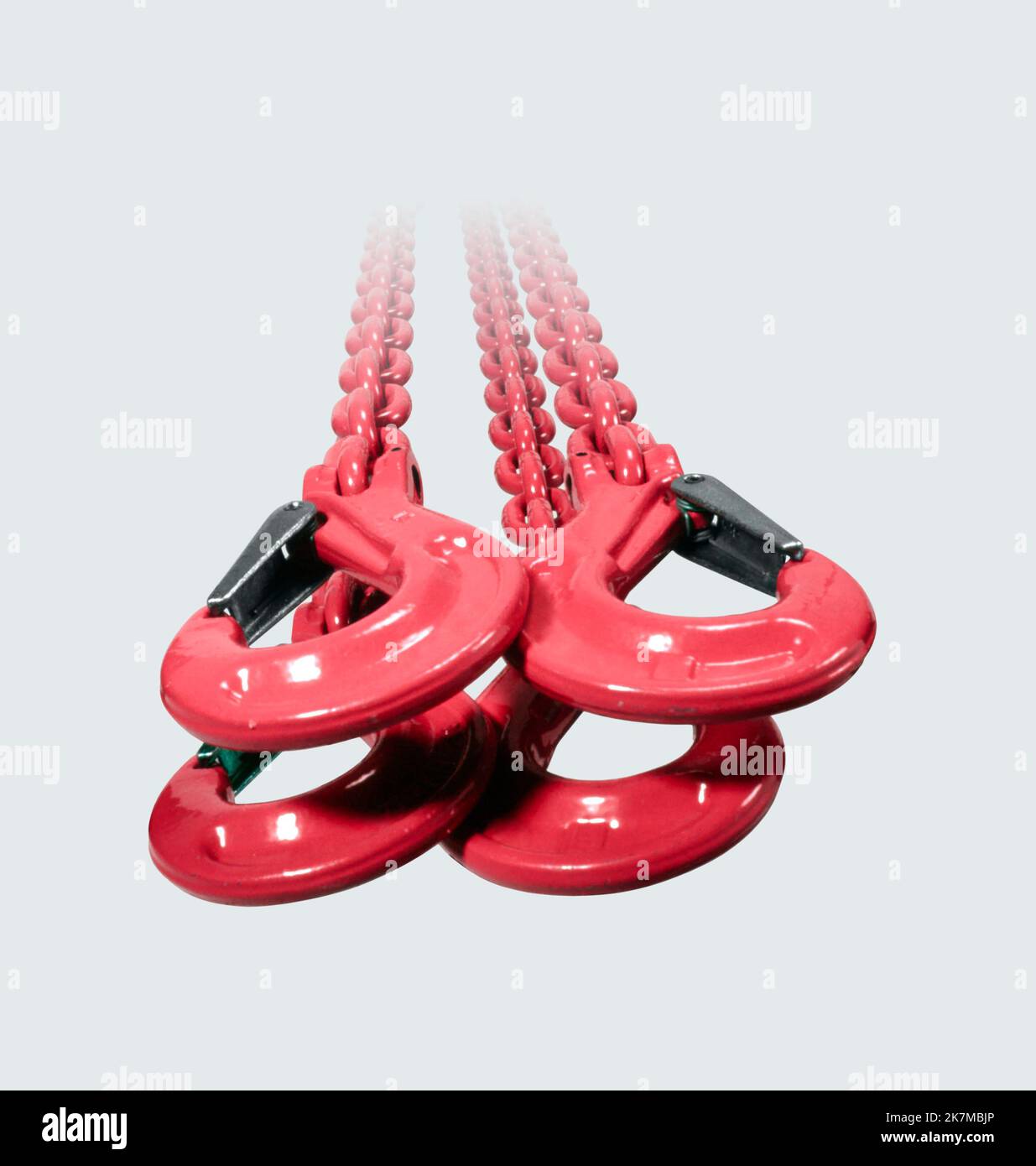 Chain sling isolated in white back Stock Photo - Alamy