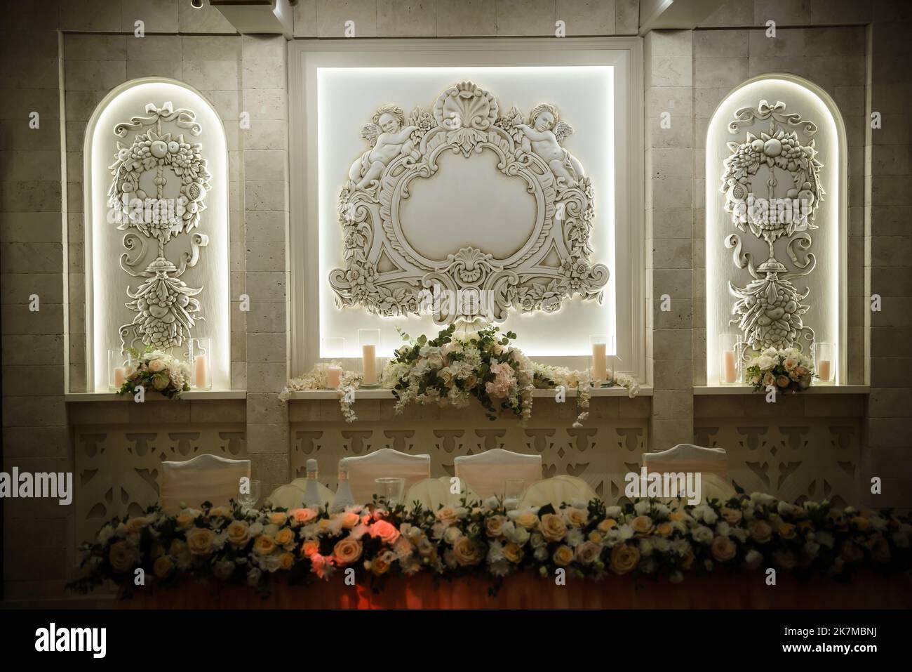 Reception set up hi-res stock photography and images - Alamy