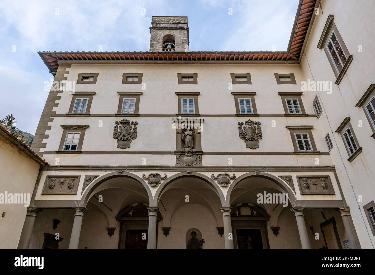 The ancient abbey of Vallombrosa, Florence, Italy Stock Photo - Alamy