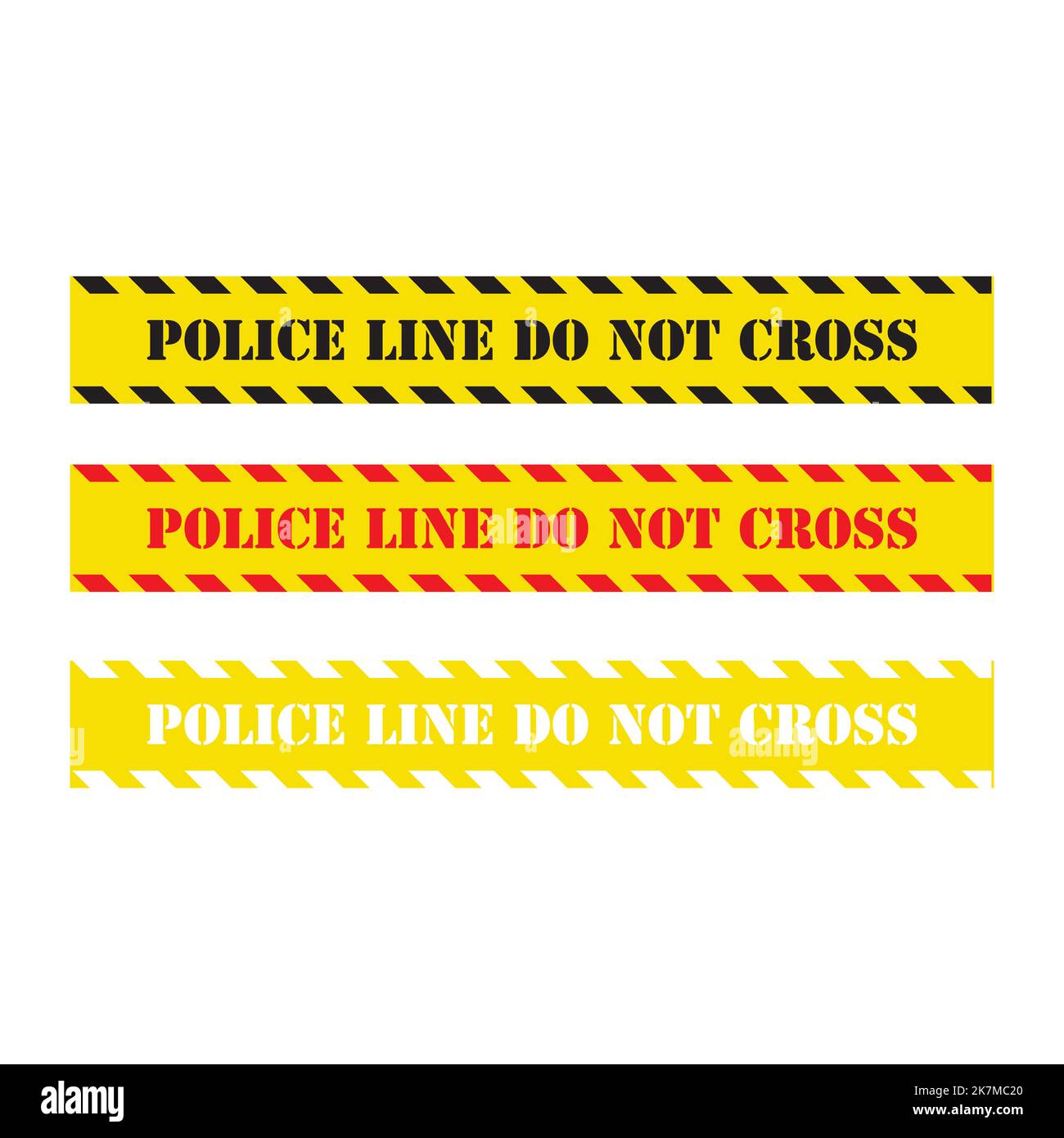 Police Line Vector Icon Design Illustration Stock Vector Image & Art ...