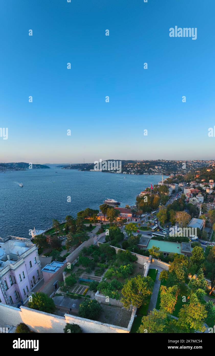 Istanbul, Turkey. Sultanahmet area with the Blue Mosque and the Hagia ...