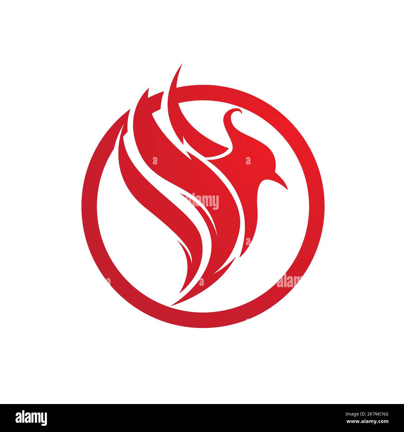 Phoenix Vector Icon Illustration Stock Vector Image & Art - Alamy