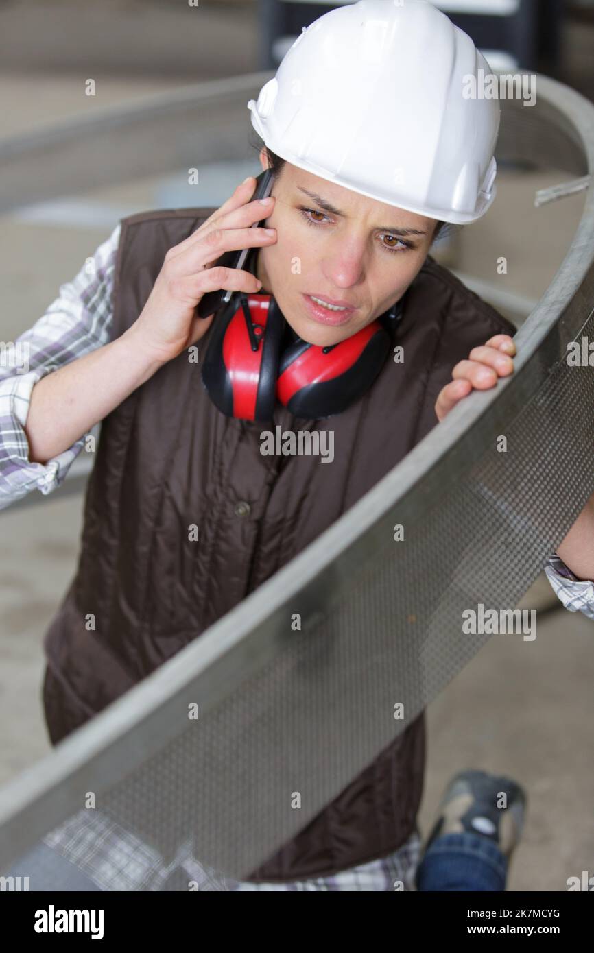 Female metalworker hi-res stock photography and images - Alamy
