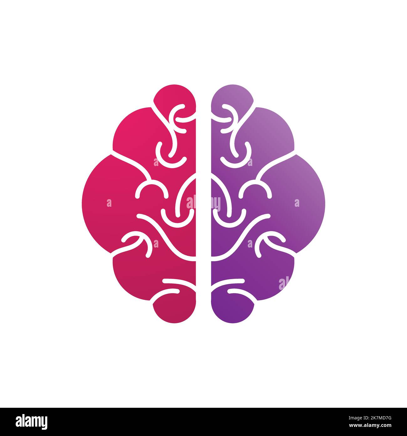 Health Brain Vector Illustration Icon Template Stock Vector Image & Art ...