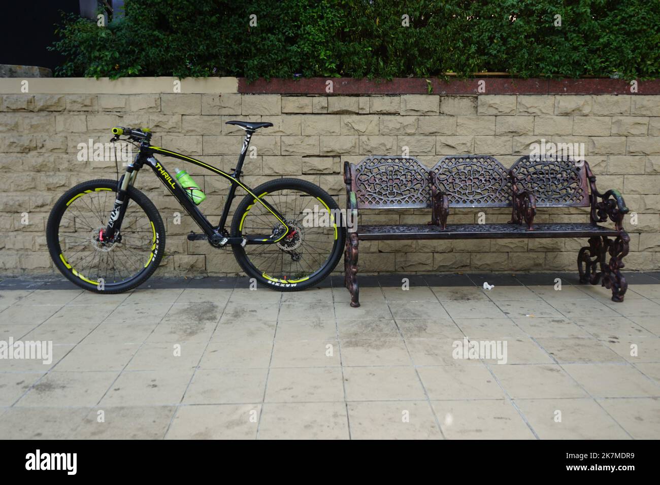Bicycle in city urban environment, ecological transportation concept ...