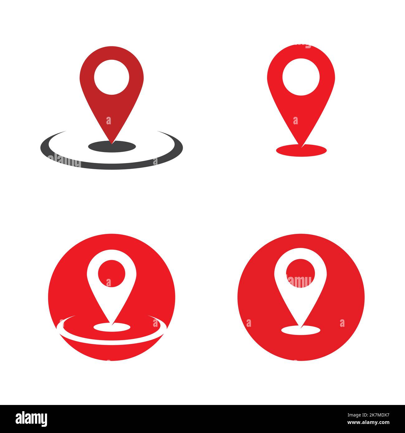 Location Point Icon Vector Illustration Stock Vector Image & Art - Alamy