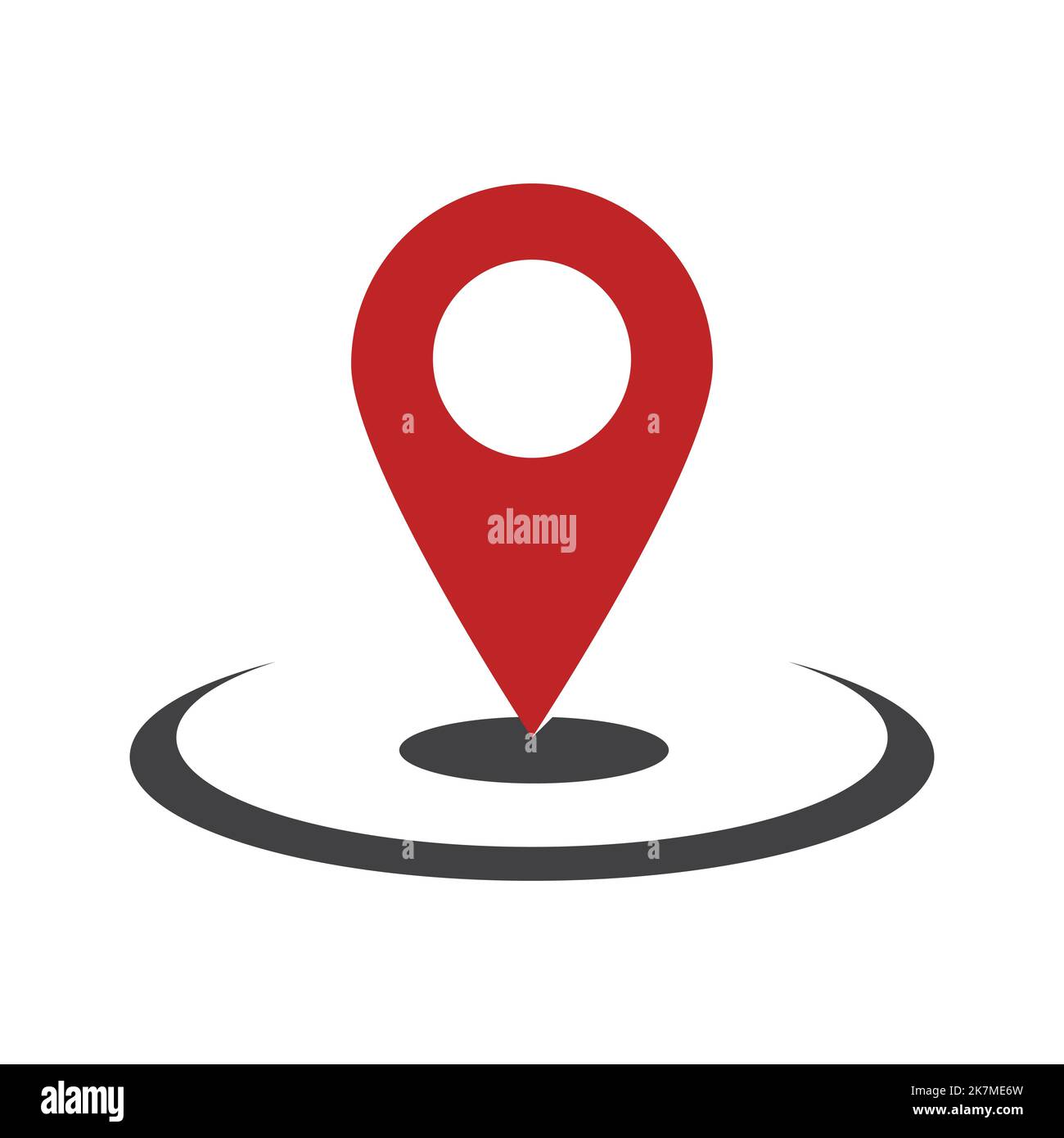 Location Point Icon Vector Illustration Stock Vector Image & Art - Alamy