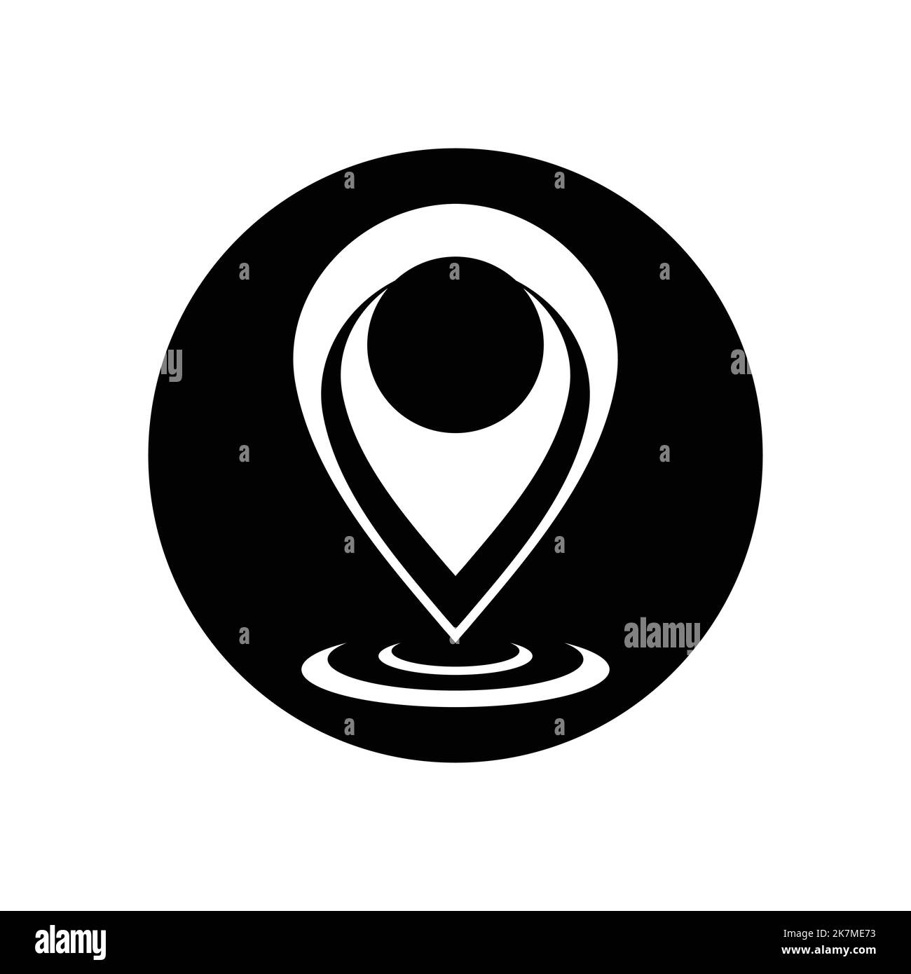 Location Point Icon Vector Illustration Stock Vector Image & Art - Alamy