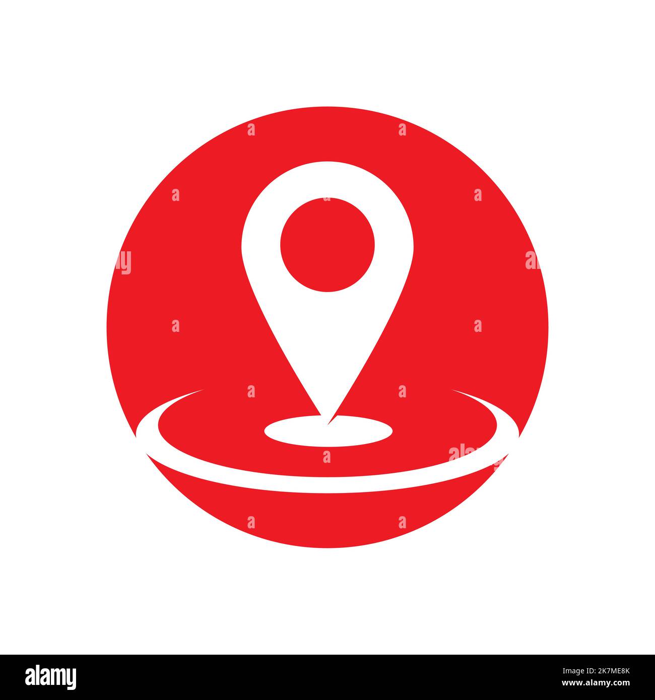 Location Point Icon Vector Illustration Stock Vector Image & Art - Alamy