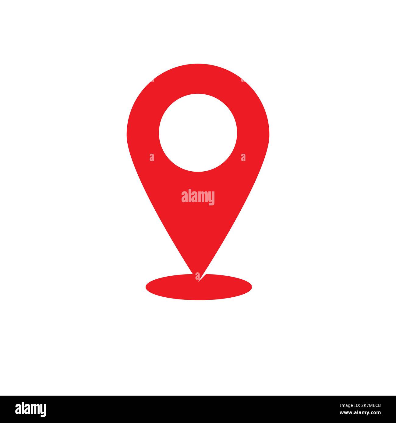Location Point Icon Vector Illustration Stock Vector Image & Art - Alamy